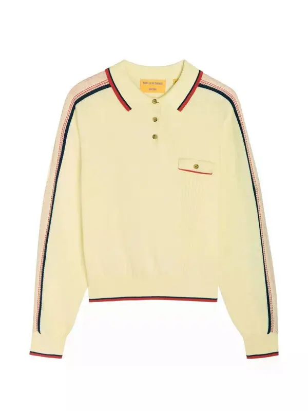 Guest In Residence Relay Polo Top - Yellow