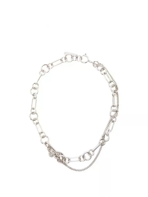 JUSTINE CLENQUET Allen Chain Necklace - Silver