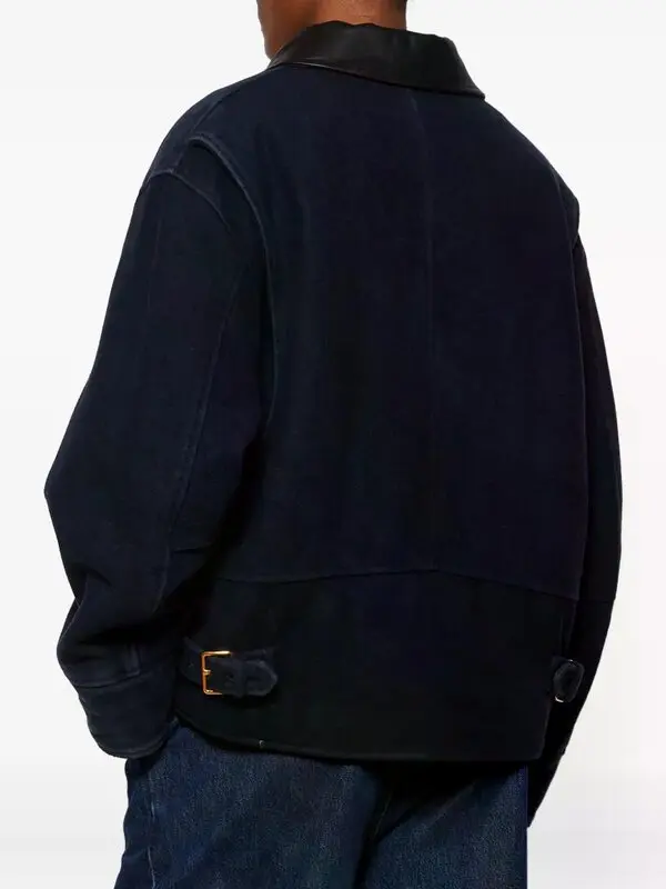 Miu Miu Leather-collared Padded Jacket