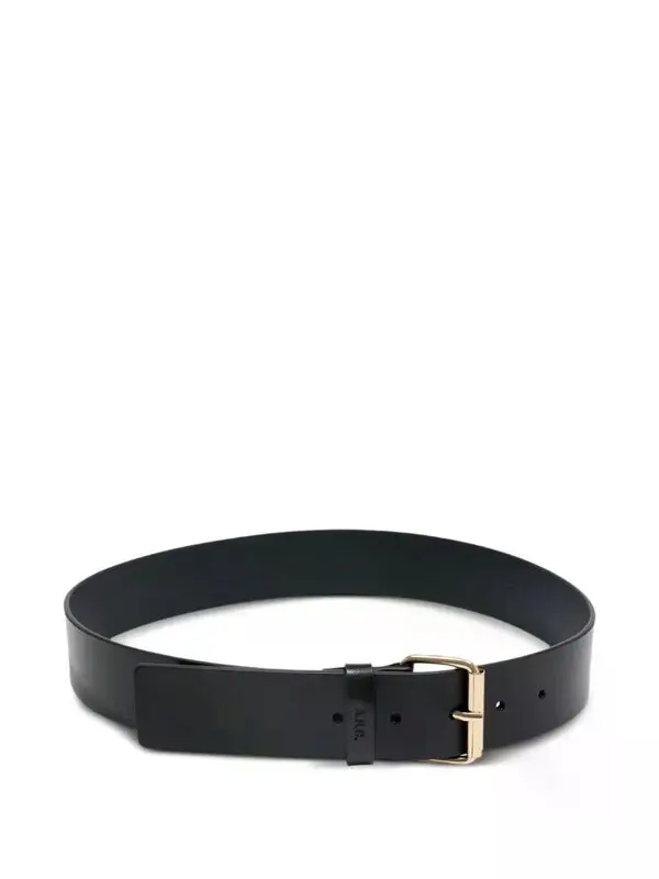 A.p.c. Leather Belt - Black