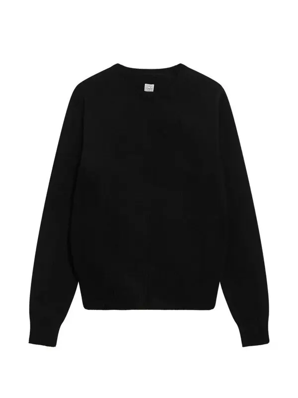 TOTEME Crew Neck Sweater - Black
