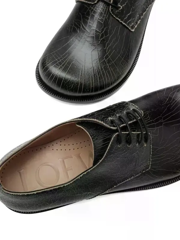 Loewe Campo Lace-up Derby Shoes - Black