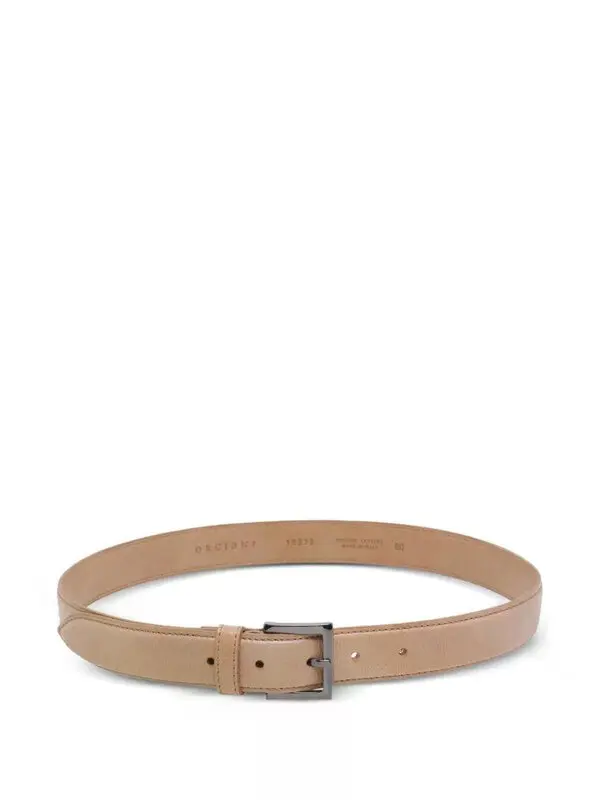 ORTIGNI Leather Belt - Neutrals