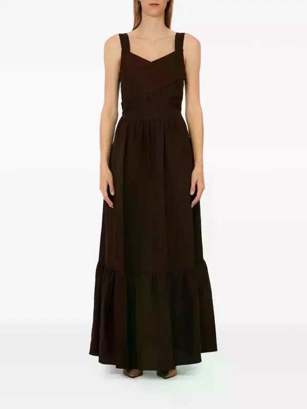 Liu Jo Long Sleeveless Maxi Dress - Brown
