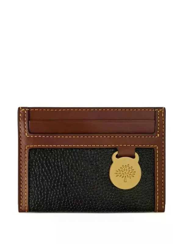 Mulberry Logo-charm Colour-block Cardholder - Brown