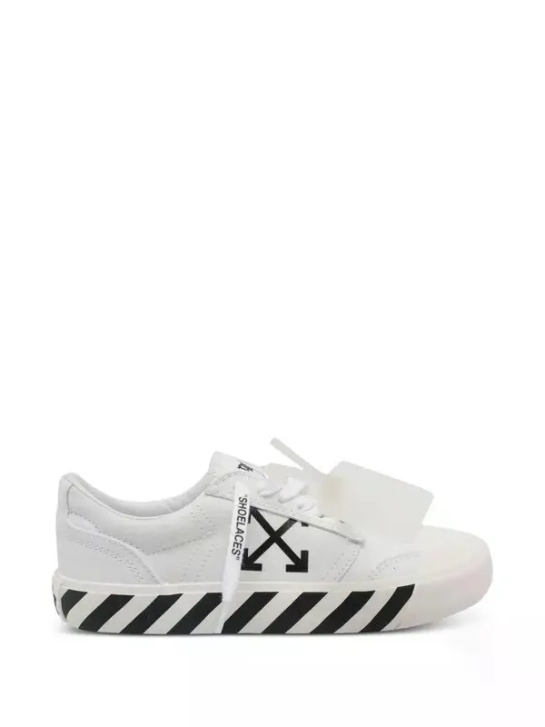 Off-White Vulcanized Logo-print Sneakers - White