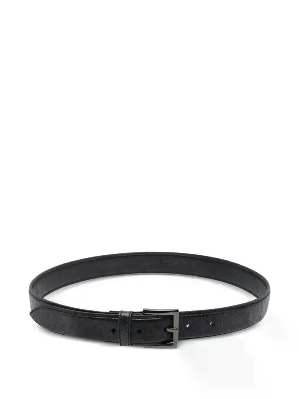 ORTIGNI Leather Belt - Black