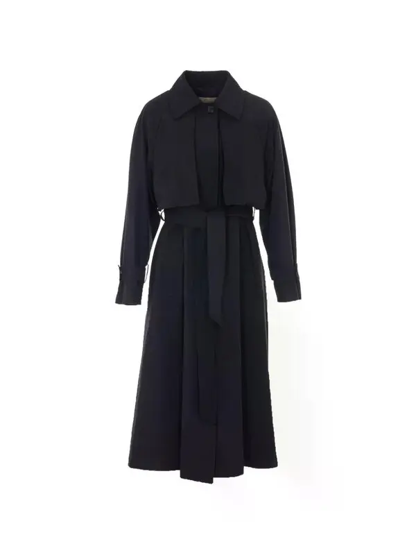Herno Belted Trench Coat - Black