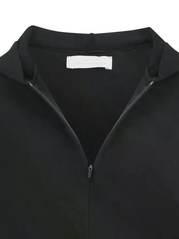 AMOMENTO Knit Half Zip-up Hoodie