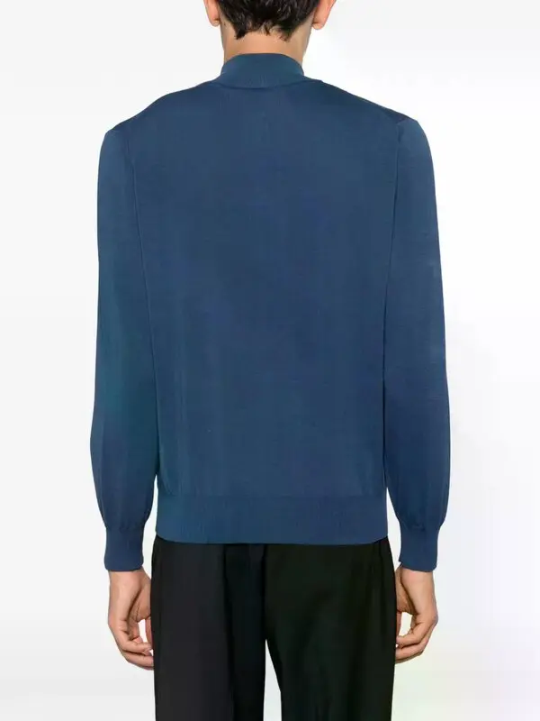 Canali Zip-neck Sweater