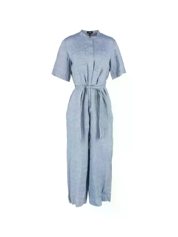 Theory Patch-pocket Jumpsuit - Blue