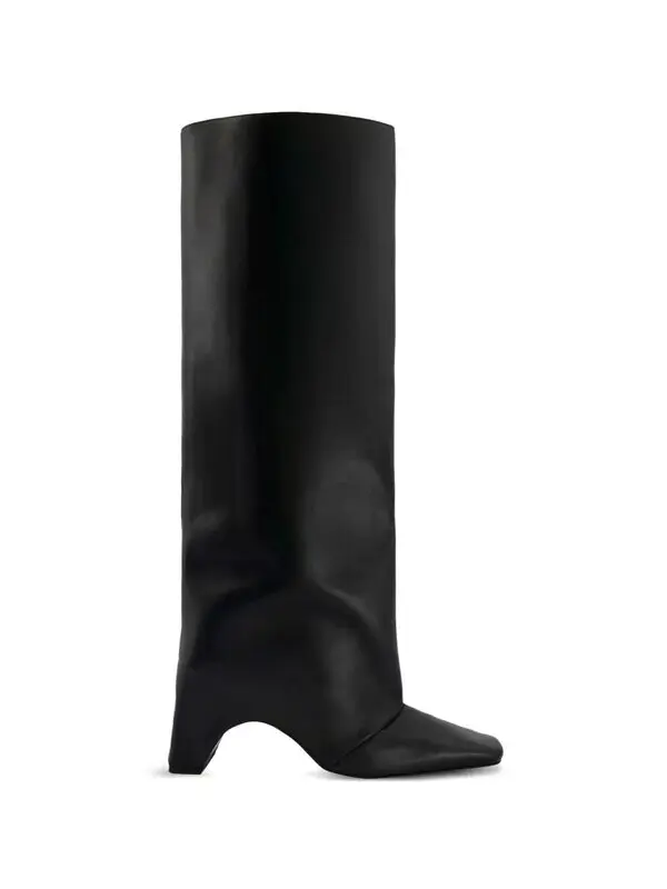 Coperni Bridge Square Toe Boots - Black
