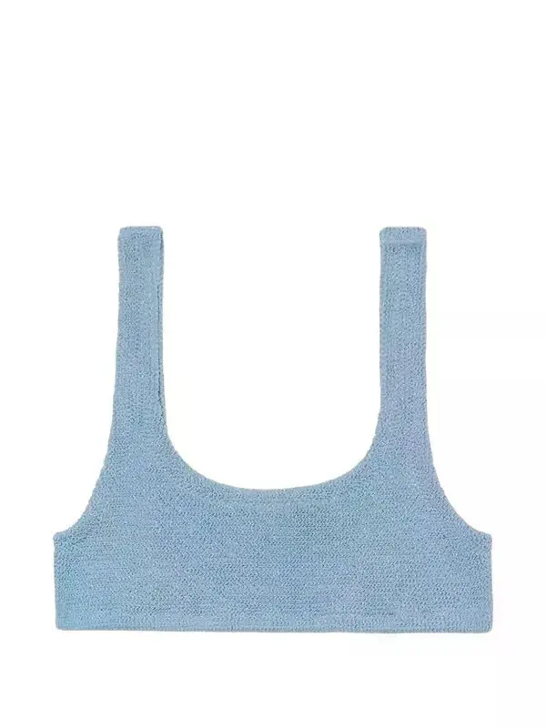 MC2 SAINT BARTH Naima Bikini Top - Blue