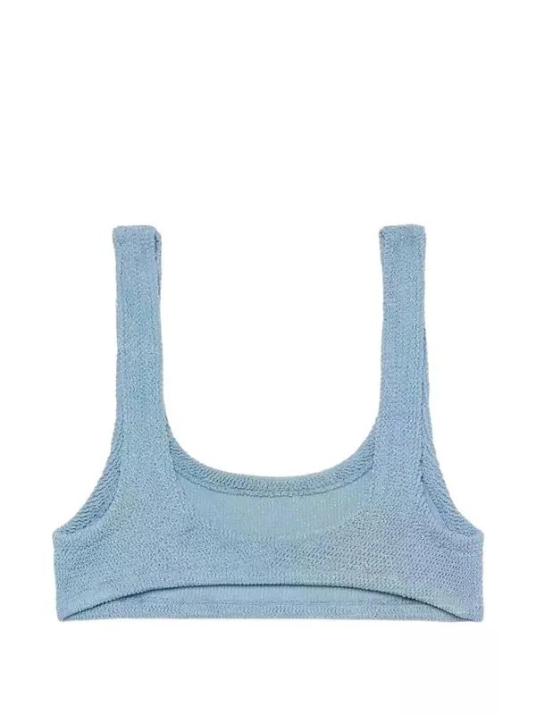 MC2 SAINT BARTH Naima Bikini Top - Blue