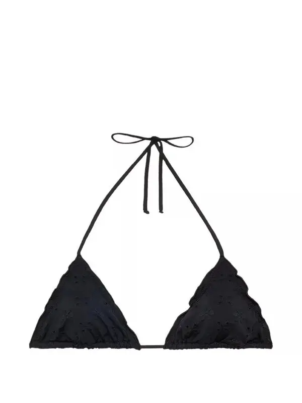 MC2 SAINT BARTH Sagittarius Bikini Top - Black