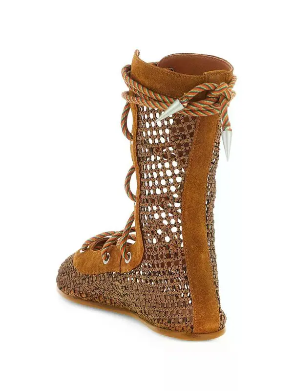 KIKO KOSTADINOV Reticella Suede Ankle Boots - Brown