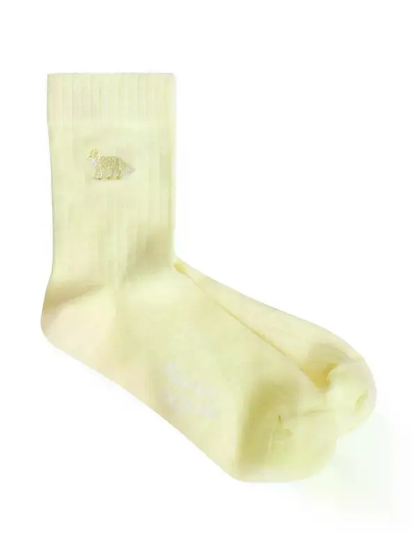 Maison Kitsuné Baby Fox Socks - Yellow