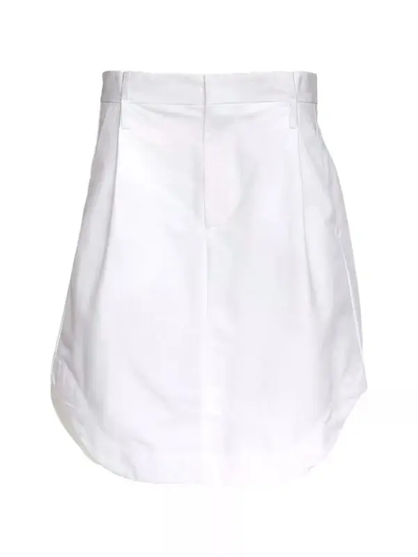 Victoria Beckham A-line Midi Skirt - White