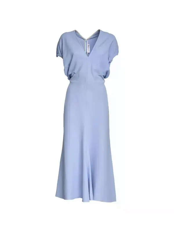 Victoria Beckham Edith Midi Dress - Blue