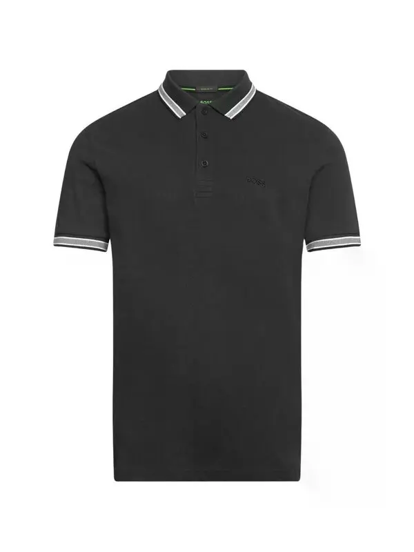 BOSS Paddy Cotton-piqué Polo Shirt - Black