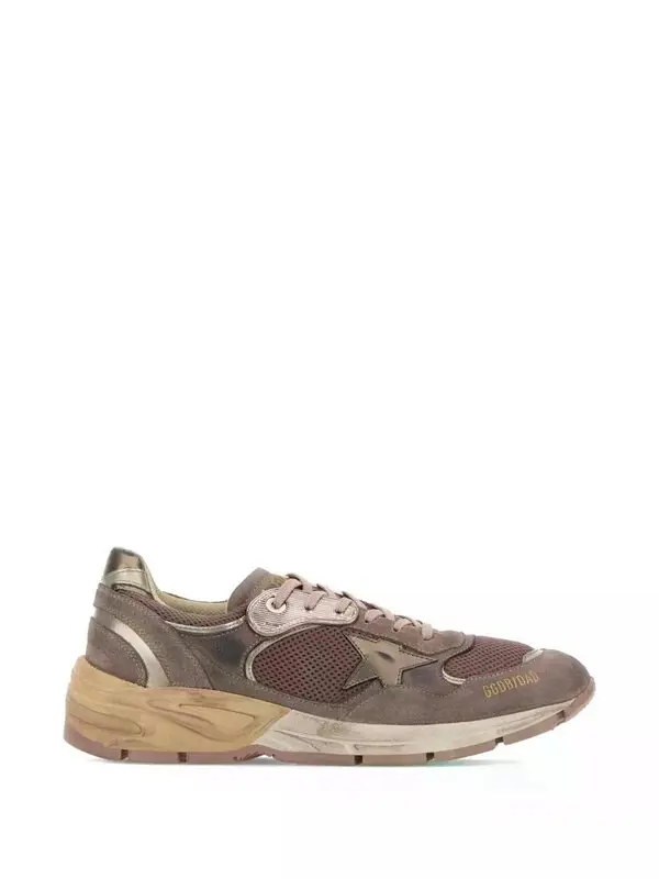 GOLDEN GOOSE Dad-star Suede Sneakers - Purple