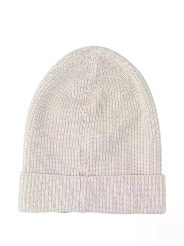Canada Goose Ribbed Cotton Beanie - Neutrals