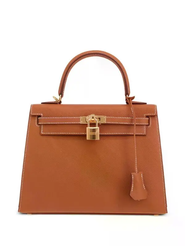 Hermès 2026 Epsom Leather Handbag - Brown
