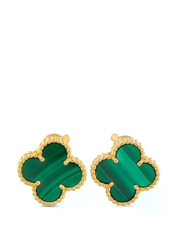 Van Cleef & Arpels Malachite Earrings