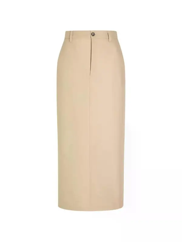 Wardrobe.NYC Button Midi Skirt