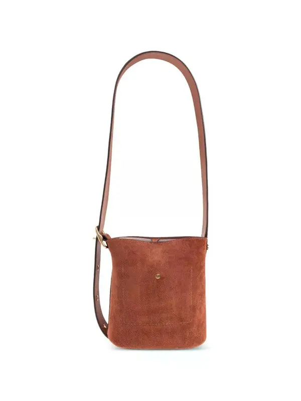 COACH Bleecker Leather Bucket Bag - Brown