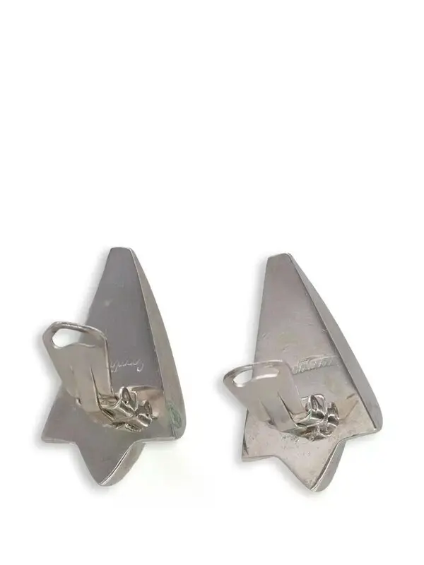 Vintage Triangle Clip-on Earrings