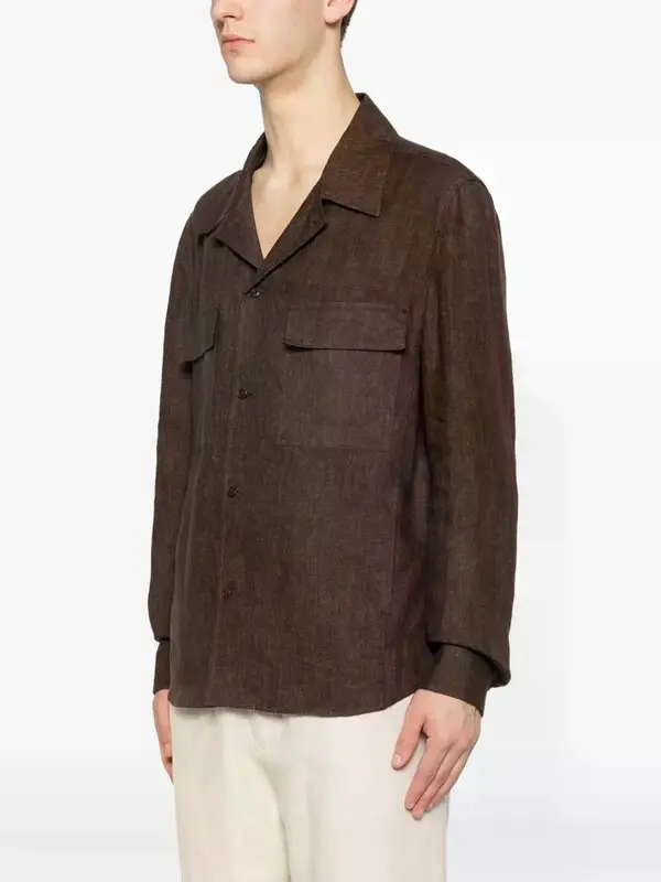 BRIGLIA 1949 Linen Shirt