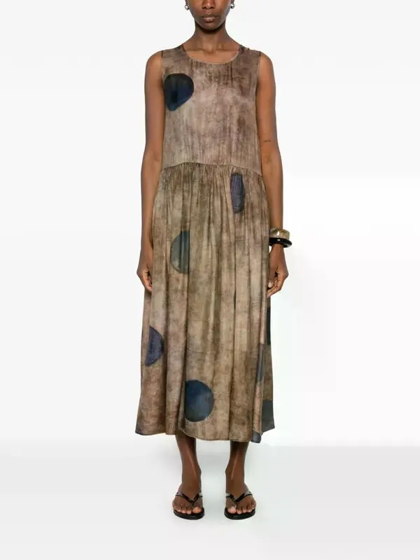 UMA WANG Ardal Draped Midi Dress