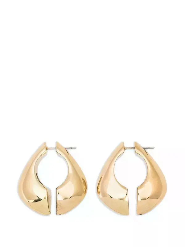 Soeur Maxi Moon Earrings - Gold
