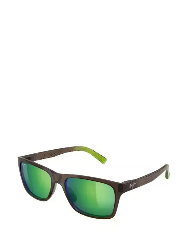 Maui Jim Kōwelo Square-frame Sunglasses - Brown