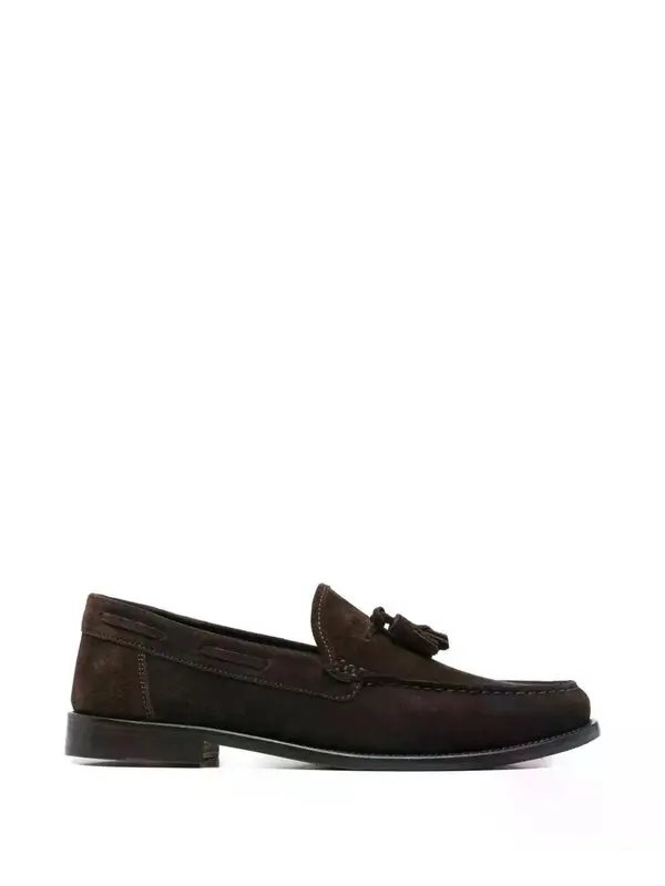 Corneliani Tassel Leather Loafers