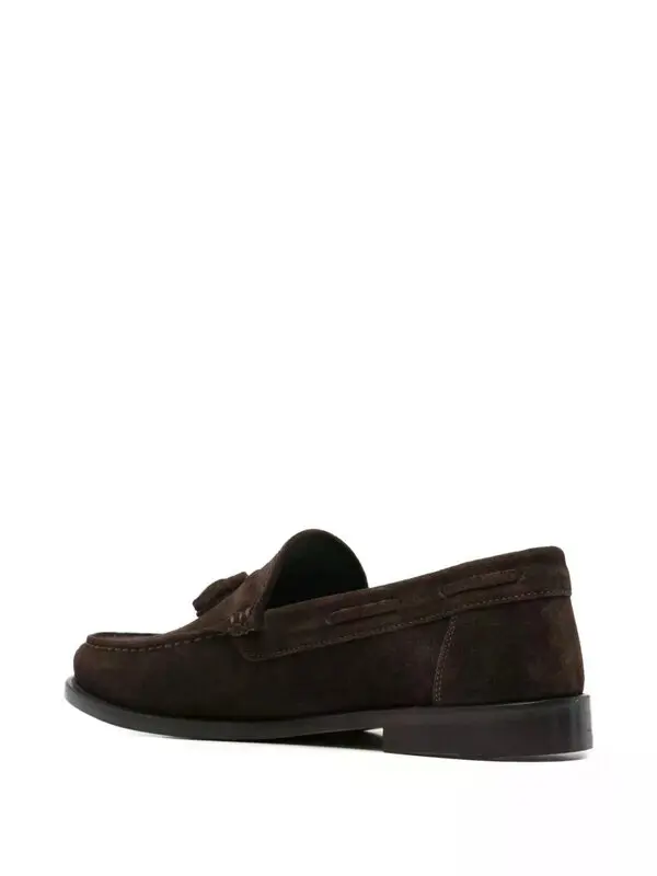 Corneliani Tassel Leather Loafers
