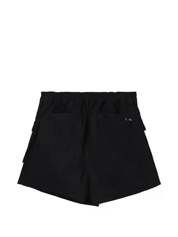 Izzue Logo-patch Shorts - Black
