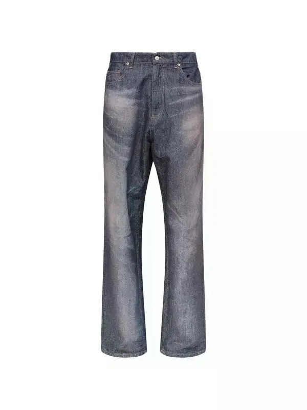 MAISON MARGIELA Faded Denim Trousers - Blue