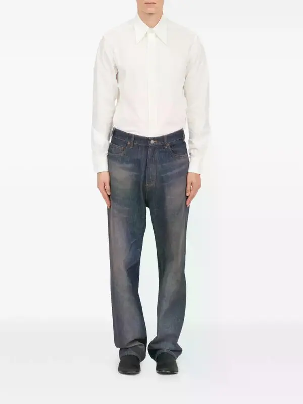 MAISON MARGIELA Faded Denim Trousers