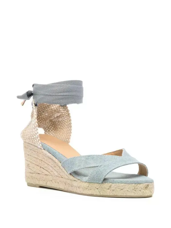 CastaÑer Crossover Ribbon-tie Espadrilles - Blue