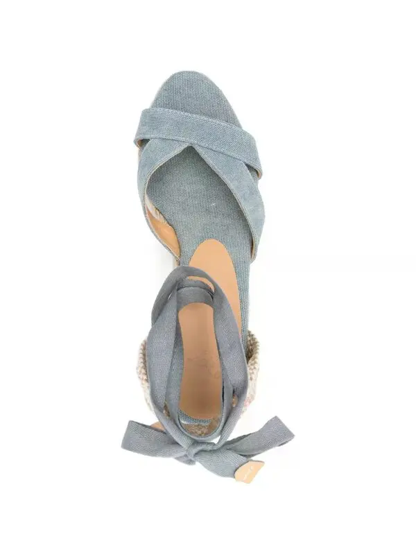CastaÑer Crossover Ribbon-tie Espadrilles - Blue