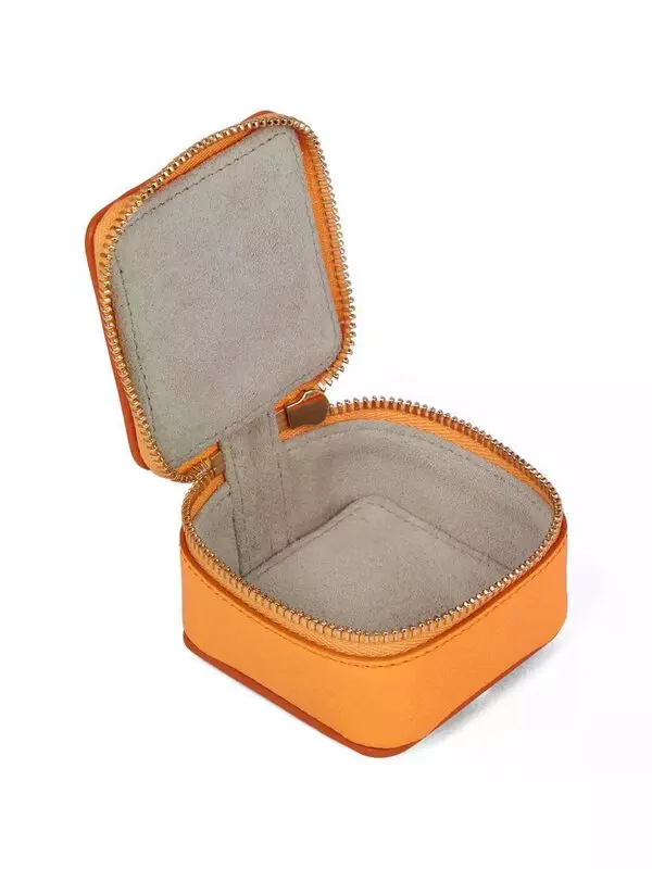 Smythson Small Panama Square Zip Trinket Case