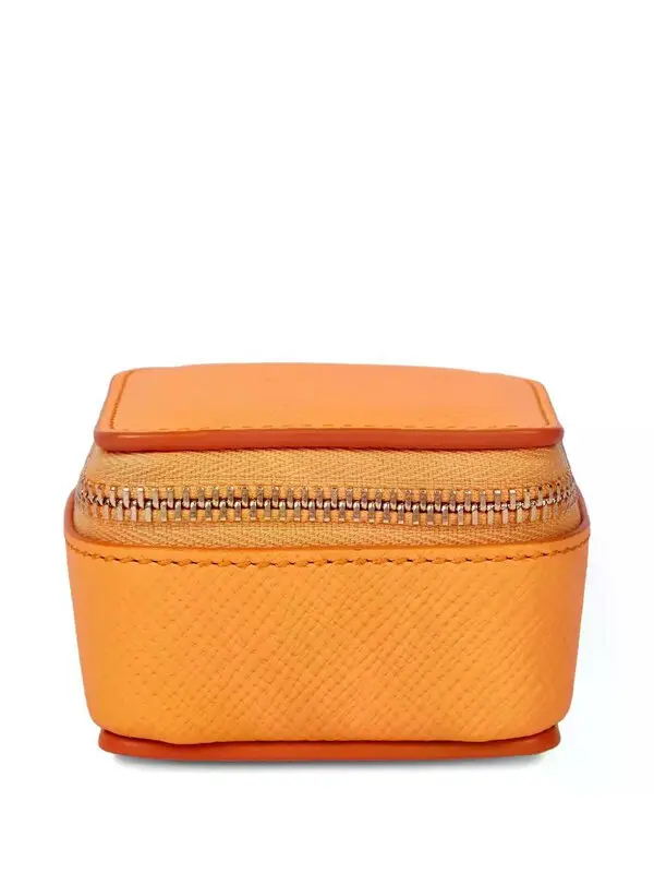 Smythson Small Panama Square Zip Trinket Case