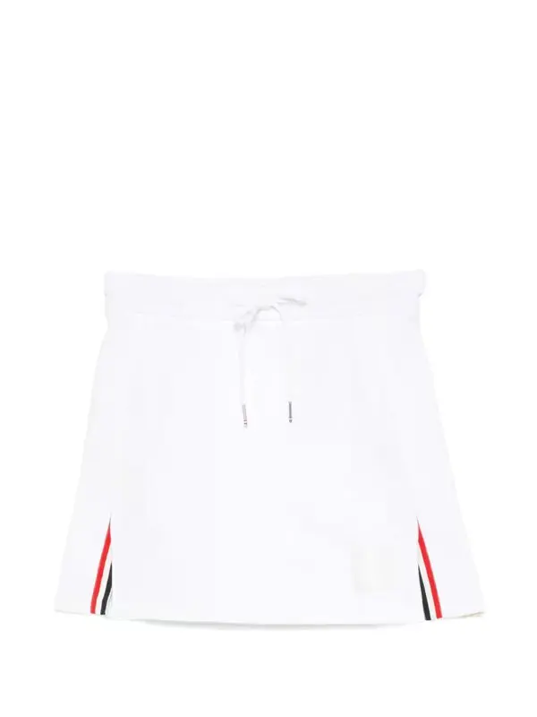 Thom Browne Loopback Mini Skirt - White