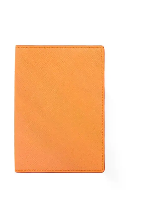 Smythson Panama Passport Cover - Orange