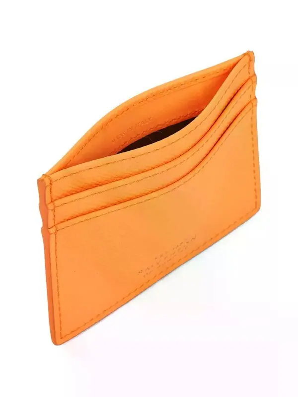 Smythson Panama Card Holder - Orange