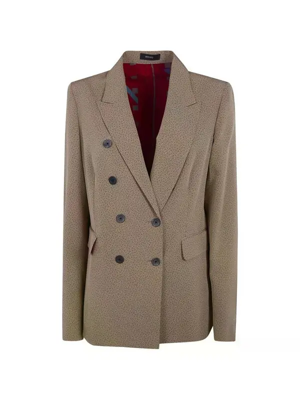 IBRIGU Double-breasted Blazer - Neutrals