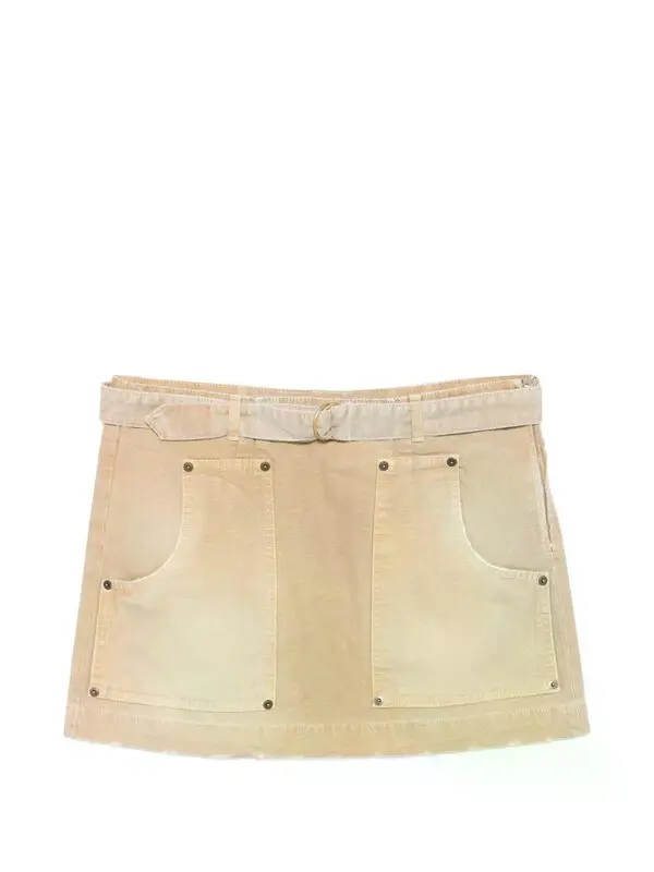 SEMICOUTURE Belted Mini Skirt