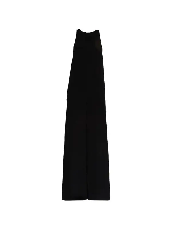 DONDUP Loose-fit Crepe Sleeveless Jumpsuit - Black